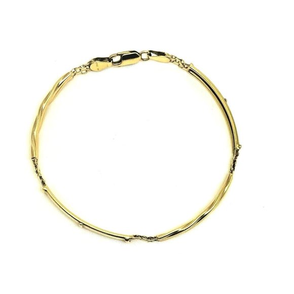 GEMMAU | Jewelry | Italian 4k Yellow Gold Venetian Tag Mesh 14k 8 ...